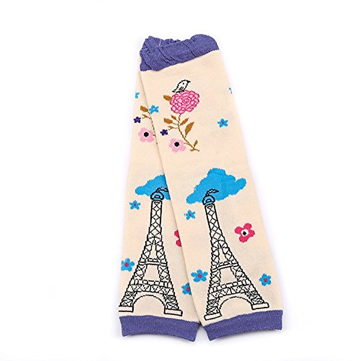 Sept.Filles Baby and Toddler Leg Warmers 3.15'' x 11.8'' Packs of 6(E)