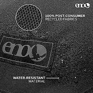 ENO, Roan Rolltop Pack - 20L Outdoor Backpack for Men and Women - for Hiking, Camping, Backpacking, Beach, and Festivals - Black