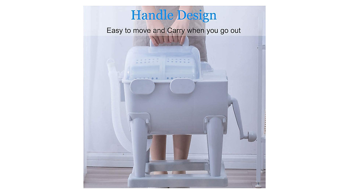 LAOLI Portable Manual Turbo Washing Machine - Compact & Eco-Friendly
