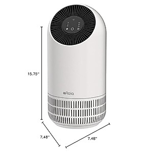 Air Purifier For Home Up to 880 Ft²|24dB|3-Stage Filtration Air Purifiers|Air Cleaner Removes Pet Odors Dust Pollen Smoke Mold|Fragrance
