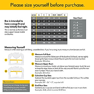 Medela Women's 3 in 1 Nursing & Pumping Bra, Black, X-Large