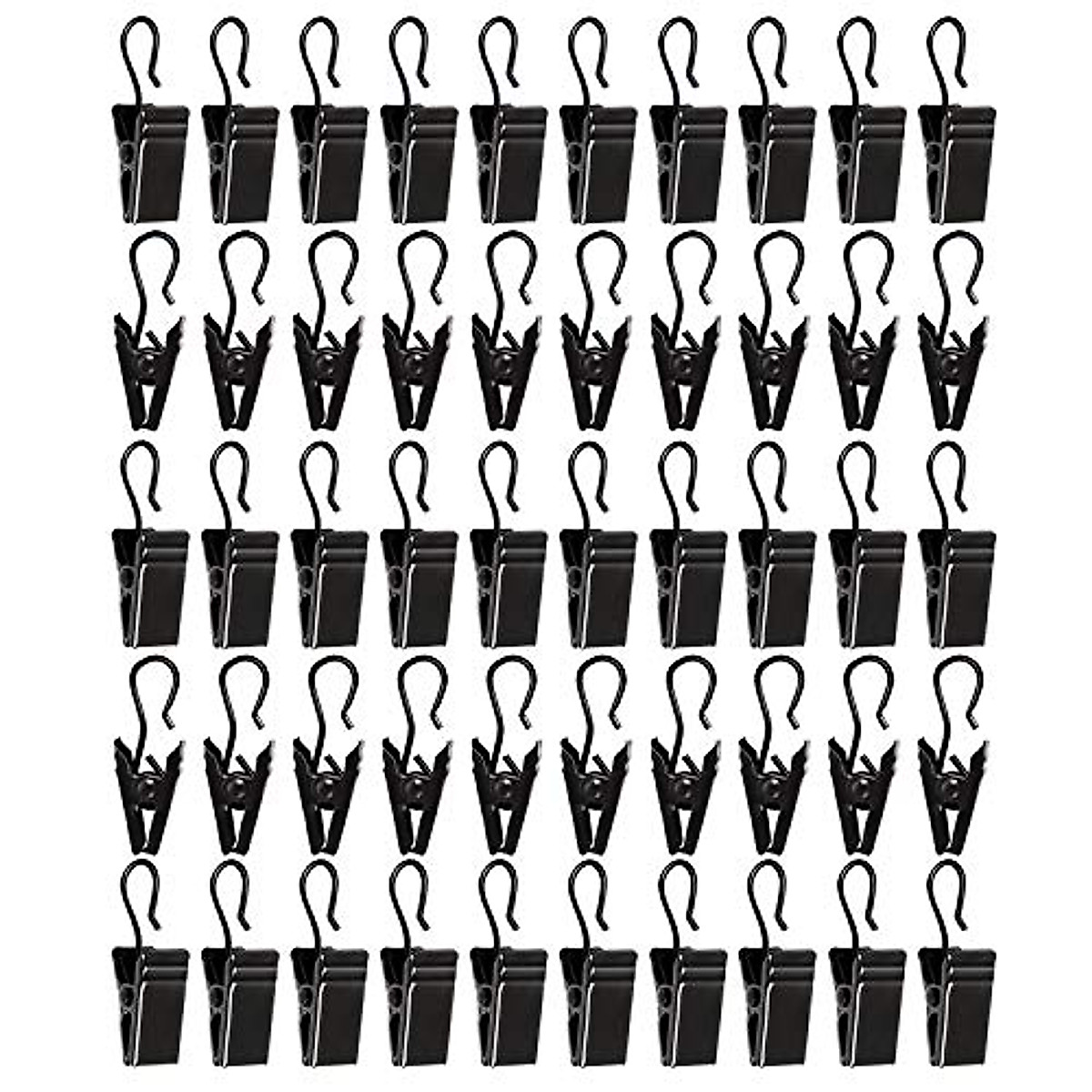 50pcs Awning Lights Curtain Clips Stainless Steel Curtain Clip Hooks Curtain Hooks Bulldog Clips siding Clips for Hanging Tablecloth Towel Clips for Camping Tents Home Decoration Photos Art Craft.