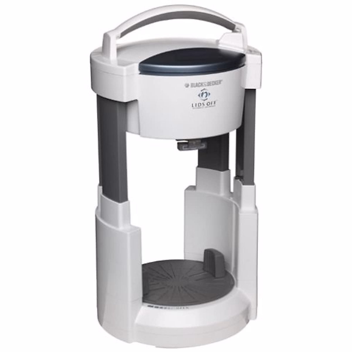 Black+Decker JW200 Lids Off Jar Opener, White