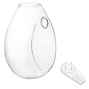 Fashiostorm 5 Packs Wall Hanging Planters Glass Plant Pots Water Containers Flower Air Terrariums Terrarium, Clear