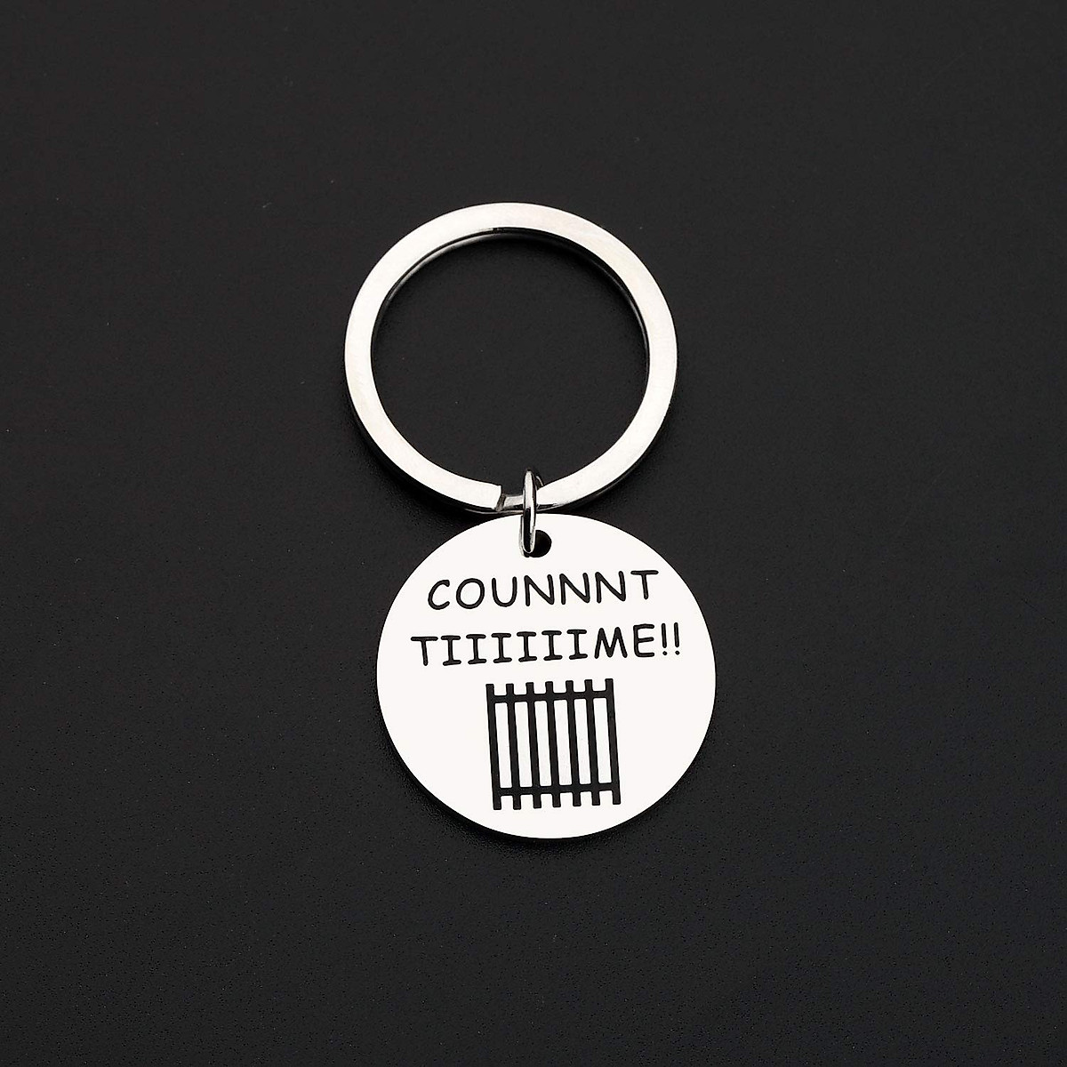 CHOORO Correctional Officer Gift Counting Time Keychain Prison Officer Gift Correctional Officer Jewelry Prison Guard Jewelry (Counting Time Keychain)