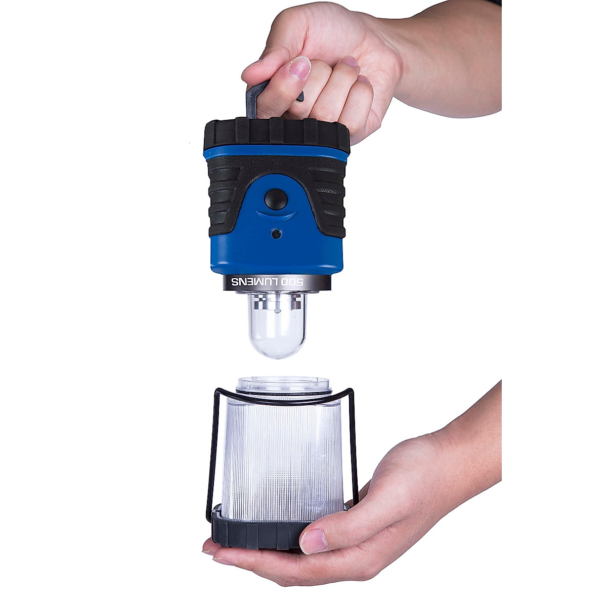 Stansport 500 Lumen Lantern with SMD Bulb, Blue/Black, one Size