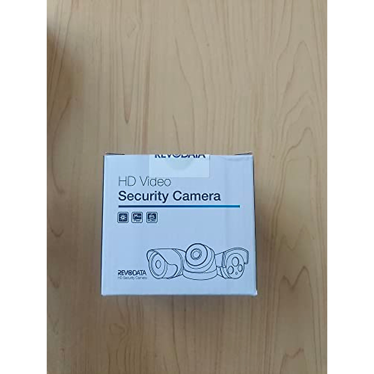 REVODATA 5MP POE IP Camera,UltraHD Mini Security Camera Outdoor, IP65 Waterproof, 10M IR Night Vision, 3.6mm Lens, Motion Detection,Smart Phone/PC App (I704-P)