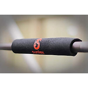 【Ver. 2】【SUNIEX】 HIGH DURABILITY Squat Pad - Fits ALL Olympic Bars - EASY CARRY – SUPER GRIP Design - Neck & Shoulder Protective Pad - Barbell Pad for Squats, Lunges, Weight lifting, Crossfit