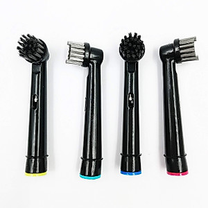 Lezhisnug 8pcs Charcoal Toothbrush Heads for Electric Toothbrush for Professional Care/Professional Care SmartSeries/TriZone, Compatible with Pro1000 Pro3000 Pro5000 Pro7000