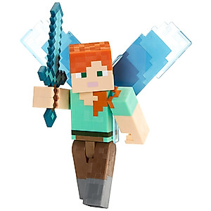 Mattel Minecraft Alex with Elytra Basic Figure