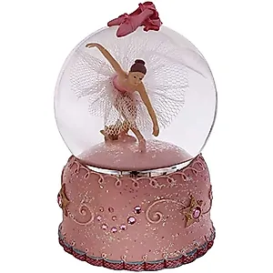 Singeek Ballerina Snow Globe Plays Ballet Tune You are My Sunshine,Christmas Music Snowglobes Ballet Recital Gifts for Girls,Wife,Daughter,Granddaughter
