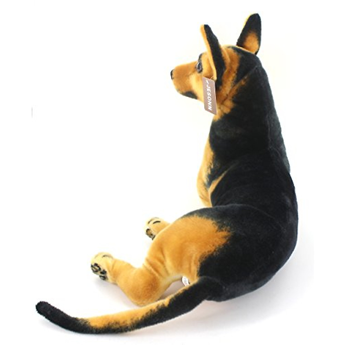 Jesonn Realistic Stuffed Animals German Dog Shepherd Plush Toys (18.9 Inch)