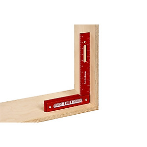 Woodpeckers Precision Woodworking Square, 12 Inch x 8 Inch, Hands Free Design, USA Made