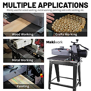 Drum Sander Feed Belt Conveyor Compatible With Supermax 16-32 Drum Sander - 120 Grit Silicone Carbide Feed Belt, 16-1/4" x 43-1/2"