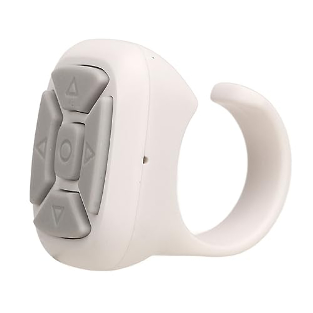 Remote App Page Turner, 5.3 Remote Control Long Remote Control Convenient USB Recharge for Camera Shutter (White)