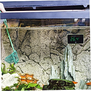 BESPORTBLE Fish Tank Thermometer Fish Supplies Fish Tank Temperature Gauge Aquarium Temperature Measurement Water Thermometer Betta Tank Accessories Reptile Tank Thermometer Fish Thermometer