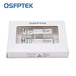 1 Pair 10G SFP+ Bidi Transceivers, 10gbe SFP LC Single-Mode Module, Bi-Directional Mini gbic for Cisco SFP-10G-BXD-I (1330nm-TX/1270nm-RX) / SFP-10G-BXU-I (1270nm-TX/1330nm-RX),10KM, with DDM