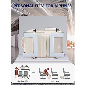 BOSTANTEN Travel Backpack for Women- Flight Approved Carry On Backpack, 15.6" Laptop Backpack Large Lightweight Weekender Bag