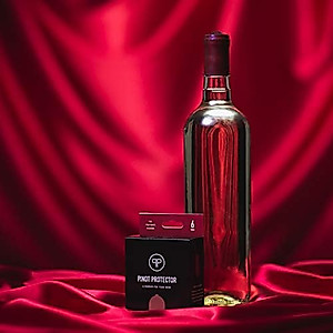 Big Betty - Pinot Protector Wine Bottle Stopper - Air-Tight, No Leak, Food Grade Nitrile - Red (6 Count)