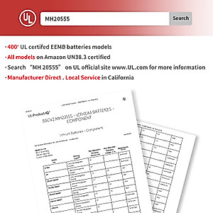 EEMB 10PACK Tabbed CR2032 Lithium Battery with Solder Tabs 3V Lithium Battery 2032 Coin Cell Lithium Batteries for Sensor Radio Gameboy Color Game Replacement Battery