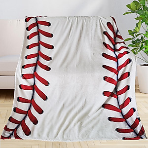 AUIVTY Baseball Blanket Baseball Gifts for Boys 8-12 Baseball Team Coach Gifts Fleece Throw Blanket Kids Men Baseball Lover for Birthday Christmas(40"x50", Baseball)