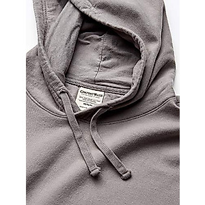 Hanes Men's Comfortwash Garment Dyed Hoodie Sweatshirt, Concrete Gray, X Large