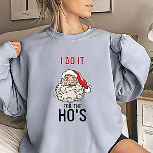 PVCS lightning deals of today clearance,Funny Christmas Pulllover Tops for Women Drop Shoulder Long Sleeve Sweatshirt Thin Round Neck Shirt Xmas Holiday Blouseyour orders on cyber friday,