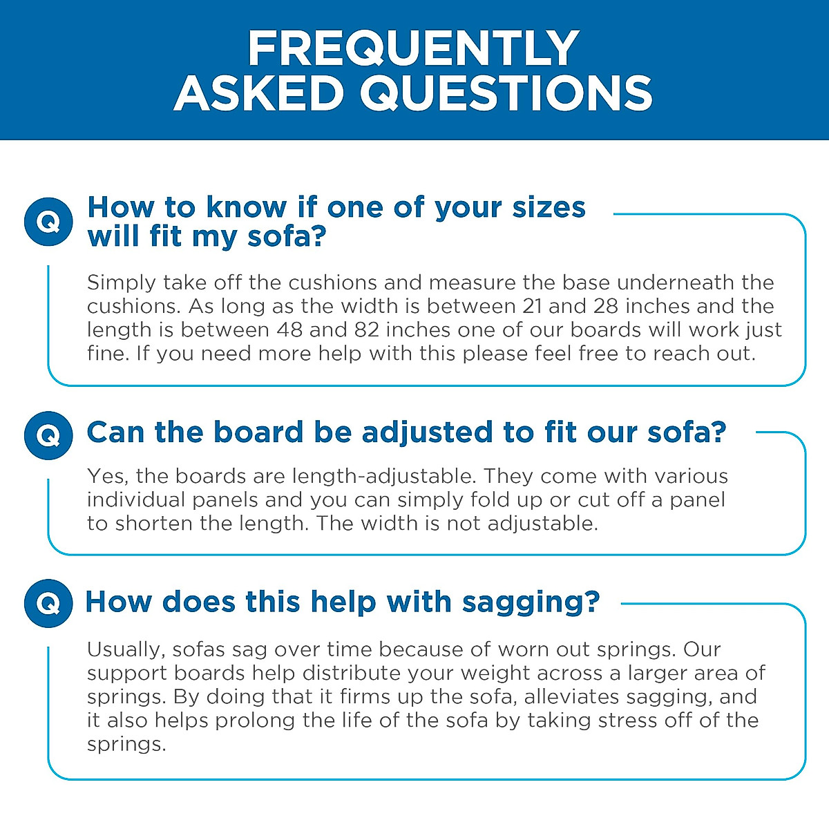 Meliusly® Extra Wide Loveseat Cushion Support Board (24x48) Deep Loveseat Support for Sagging Cushions, Loveseat Support Board Under Cushions for 2-Seat Couch, Saggy Sofa Love Seat Support Inserts