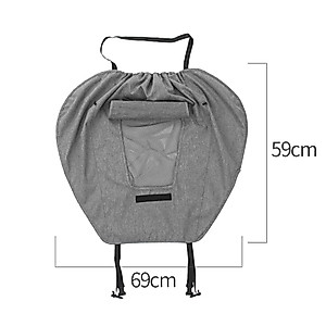 SOONHUA Stroller Sun Shade, Universal Stroller Sunshade, Waterproof Sun Protection Stroller Shade Cover Anti-UV 50+ with Viewing Window Best for High Landscape Stroller