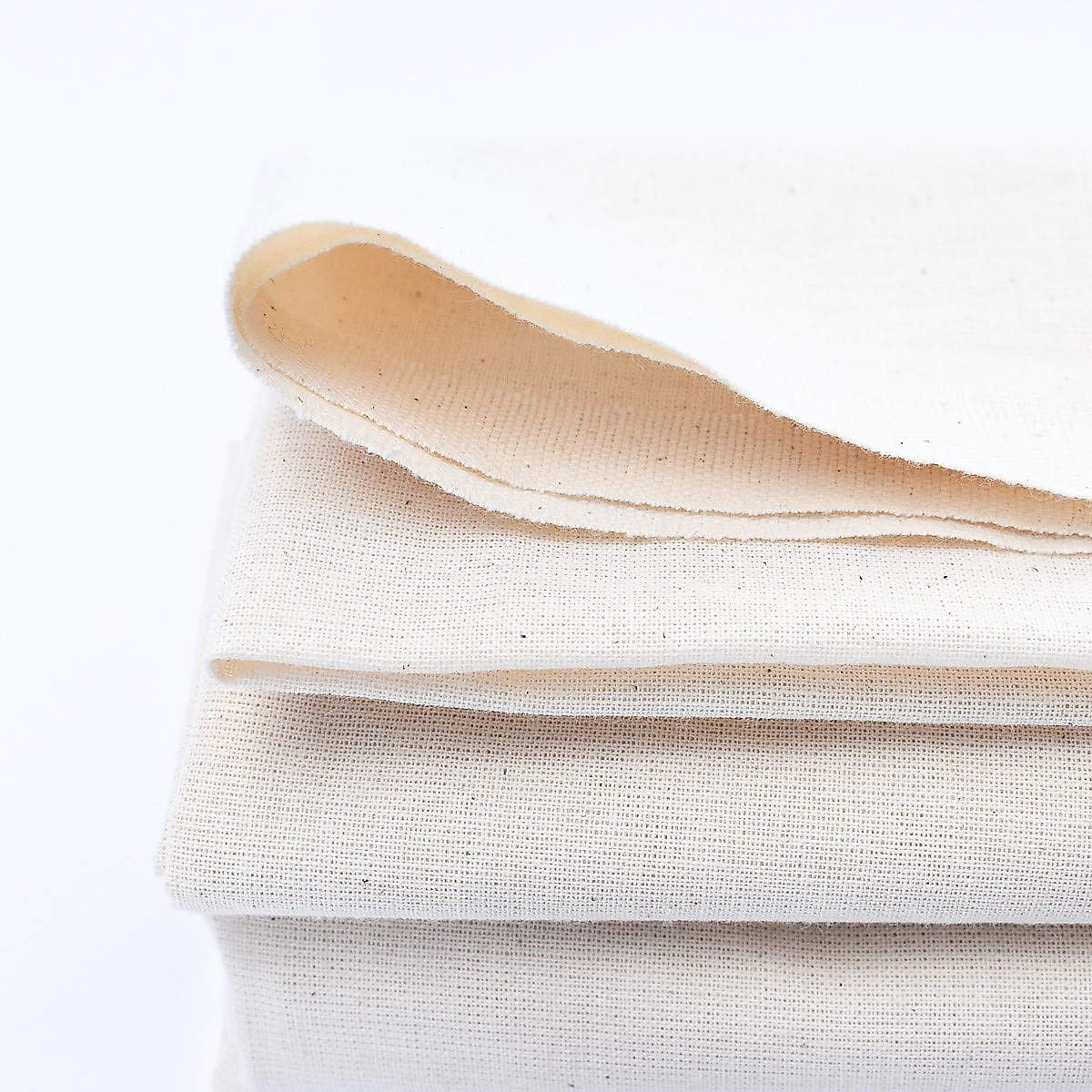 100% Natural Cotton Muslin Fabric - 63in Wide X 3yds Long (Medium Weight)