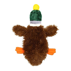 SLAGMALE Pet Mallard Duck Dog Toy, Squeaky Dog Toy, Plush Puppy Dog Chew Toy for Small, Medium, and Large Pets Dogs 10‘’