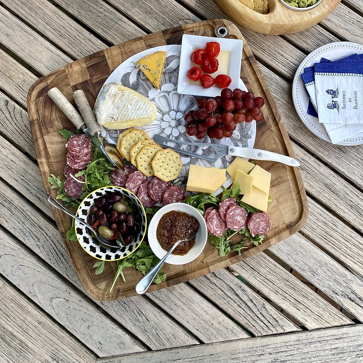 Ironwood Gourmet Carolina Chopping Board, Acacia Wood