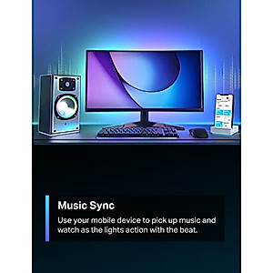 TP-Link Tapo Smart LED Light Strip, 50 Color Zones RGBIC, Sync-to-Sound, 16.4ft Wi-Fi LED Strip Works w/ Alexa & Google, IP44 PU Coating, Trimmable, 2 Yr Warranty (Tapo L920-5)