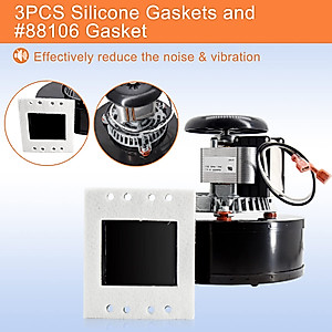 Criditpid Replacement 80472 & 80472A Distribution Blower Fan for US Stove & USSC American Harvest 6039 6041, King KP130, 5502M, Ashley 5500 5500M 5500XL Pellet Stoves.