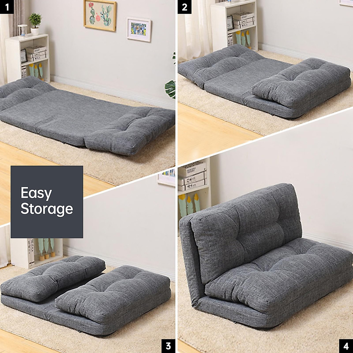 FIVFNGC Living Room Comfortable Modern Sofa Bed/Foldable Bed,House to Live in Bedroom Couch, Small Space Pull-Out Loveseat Sofa