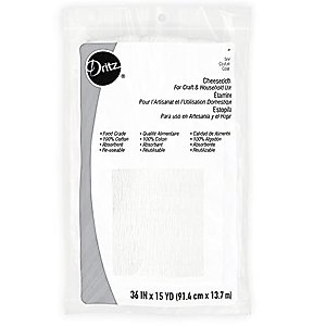 Dritz 591 Cheesecloth, Food Grade #10, 36-Inch x 15-Yards , White
