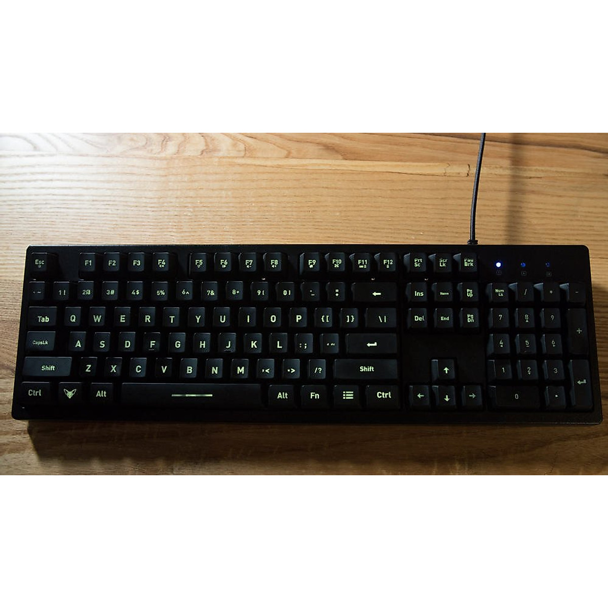 Fenek Mother Membrane Water-Resistant Gaming Keyboard - 7 Color LED