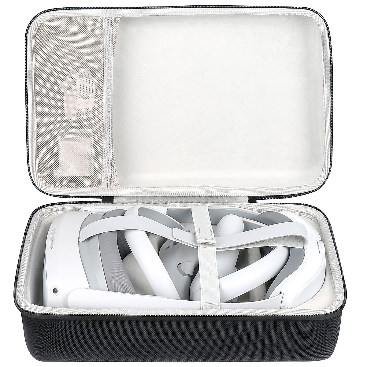 khanka Hard Travel Case Replacement for Meta Oculus Quest 2 Advanced All-In-One Virtual Reality Headset