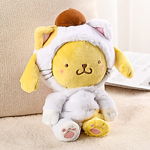 Plush Toy Cinnamoroll Little Twin Stars My Melody As Cat Plush Toy Cute Soft Stuffed Animals Girls Toys for Children Pompompurin