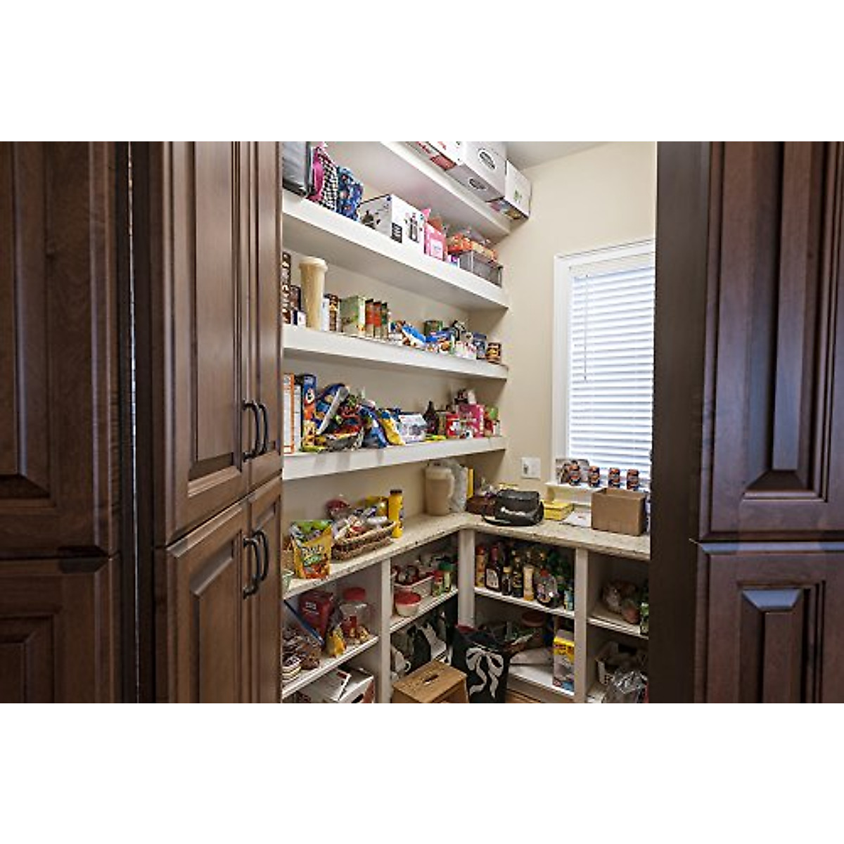 Federal Brace Designer Floating Shelf Proudly Made in America (White, 24x10x3.25)