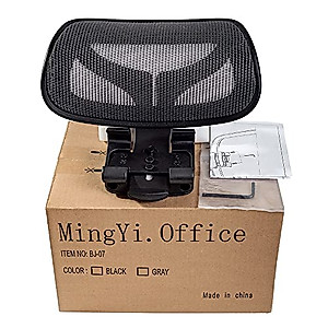 New Headrest for Herman Miller Classic and Remastered Aeron Office Chair Black Headrest Only - Chair Not Included