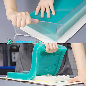 BBDINO Super Elastic Silicone Mold Making Kit, Mold Making Silicone Rubber 70.56 oz, Liquid Silicone Rubber, Ideal for Casting 3D Resins Molds| Silicone Molds| Food Molds 1:1 by Volume, Jade Green