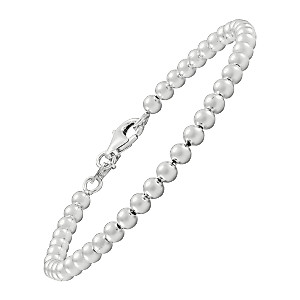 Silpada 'Beaded Features' Bracelet in Sterling Silver, 7.5"