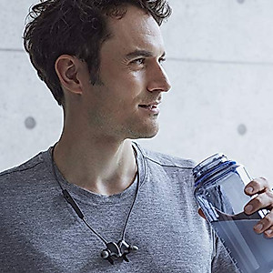 Audio-Technica ATH-SPORT90BTBK SonicSport Wireless in-Ear Headphones, Black