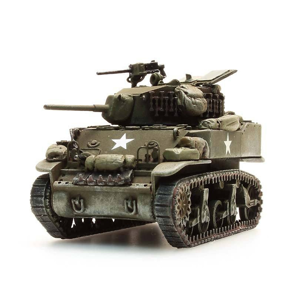 FloZ ARTITEC M5A1 Stuart Light Tank Stowage 1 1/87 Scale Finished Model Tank (387.79-S1)