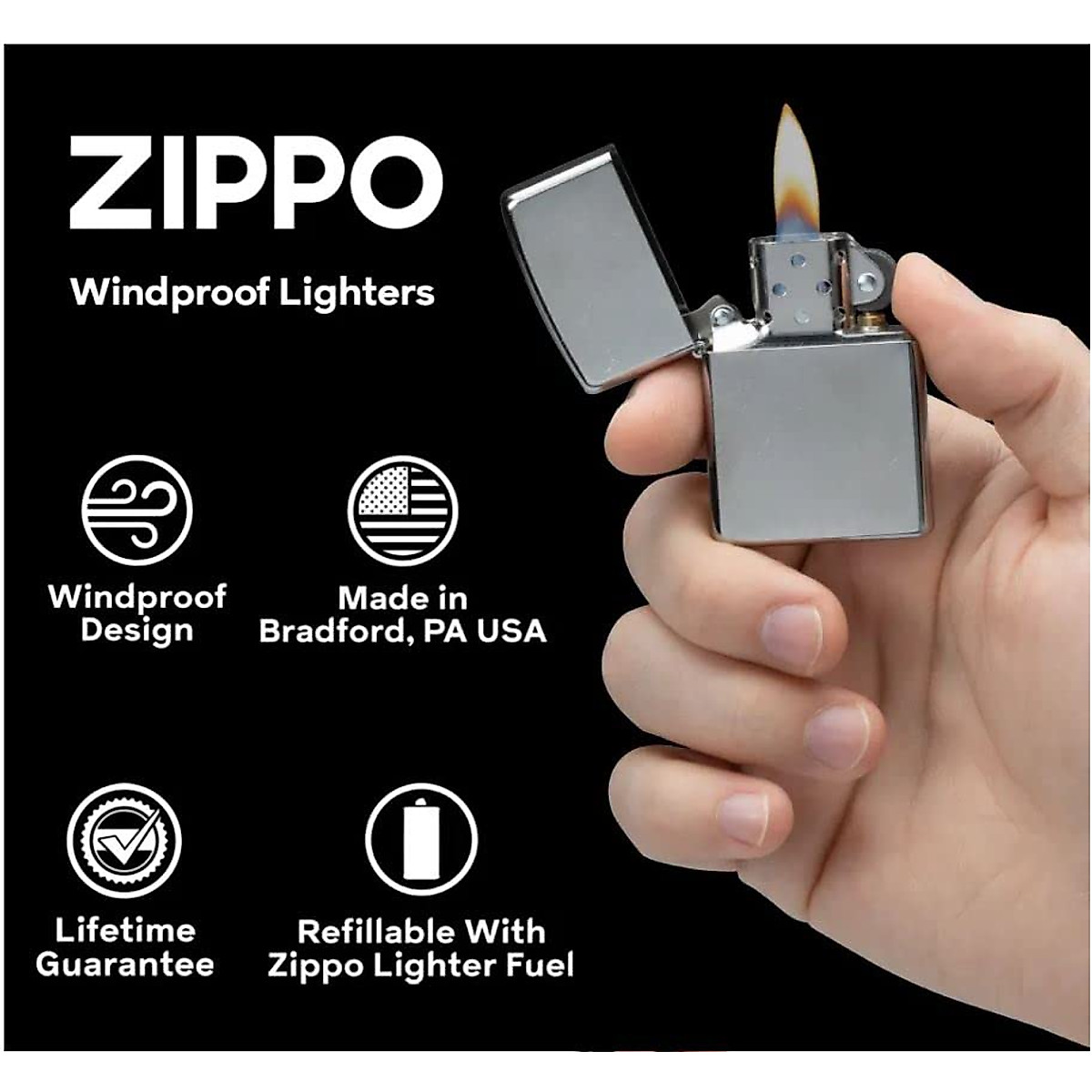 Zippo Lighter-Leaf Psychedelic Smoke Colorful Design High Polish Teal Windproof Lighter #Z5515