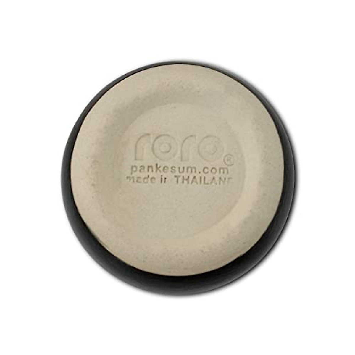 roro Hand Molded Ceramic Stoneware Tea and Coffee Serveware Matte Black Sipper Cups, Set of 2