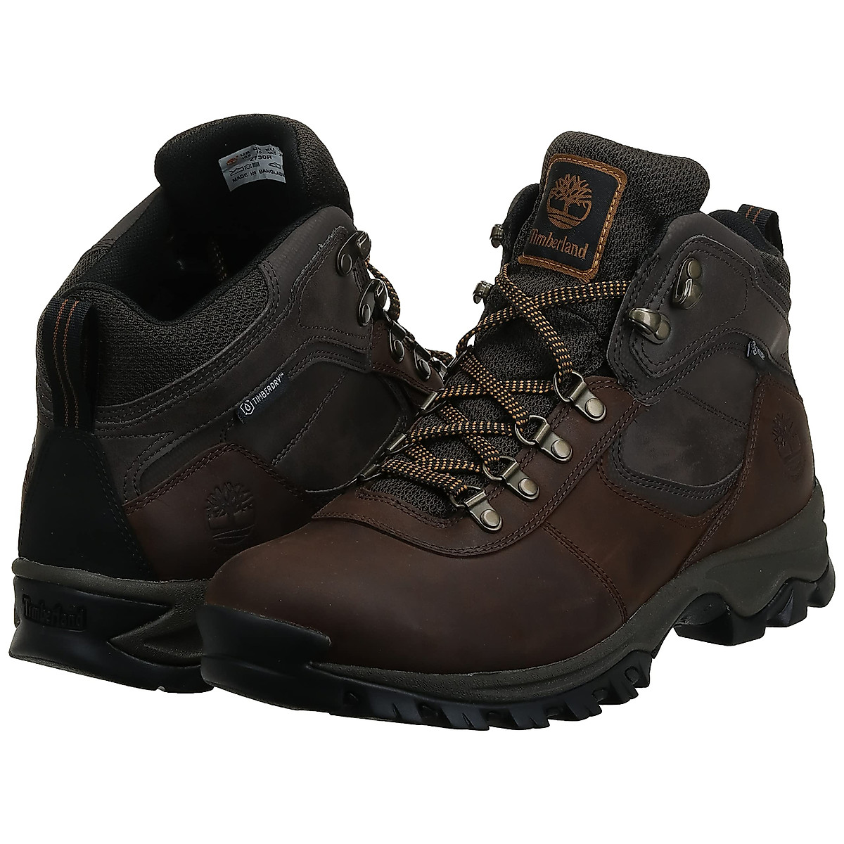 Timberland Men's Anti-Fatigue Hiking Waterproof Leather Mt. Maddsen Boot, Brown, 12