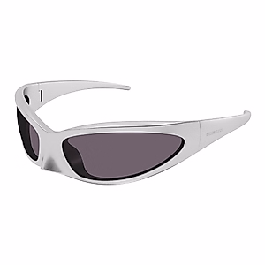 Balenciaga BB0251S Silver/Grey 80/19/110 unisex adults Sunglasses