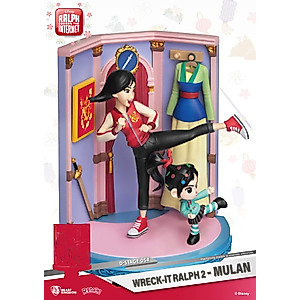 Beast Kingdom Wreck-It Ralph 2: Mulan DS-054 D-Stage Statue, Multicolor, 6 inches